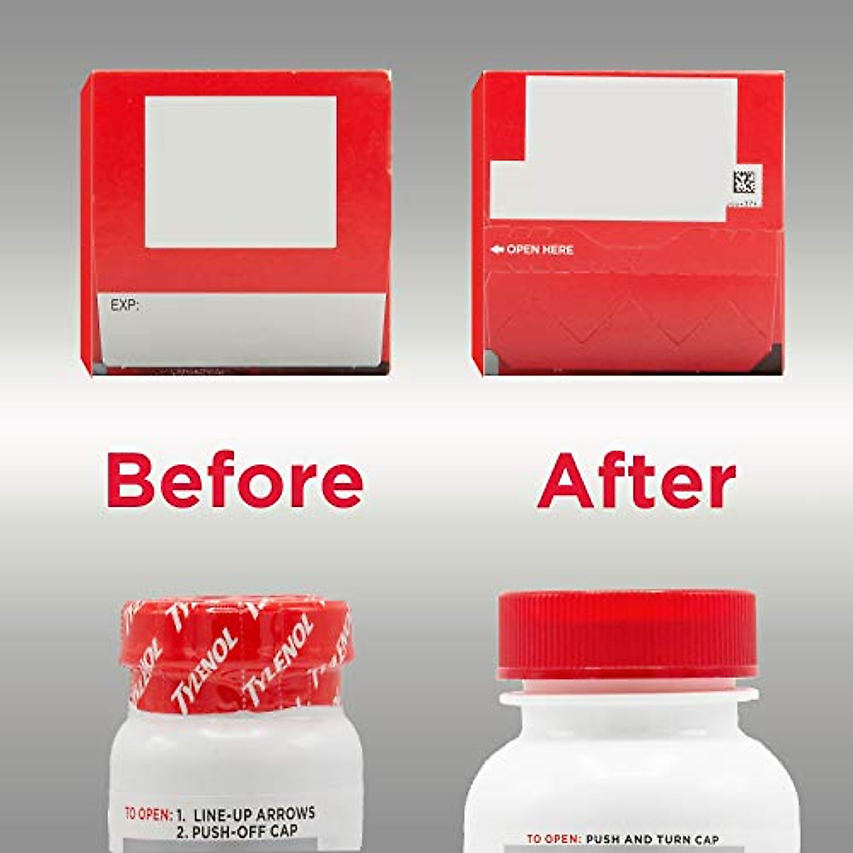 Tylenol Extra Strength Caplets with 500 mg Acetaminophen, Pain Reliever & Fever Reducer, 225 ct