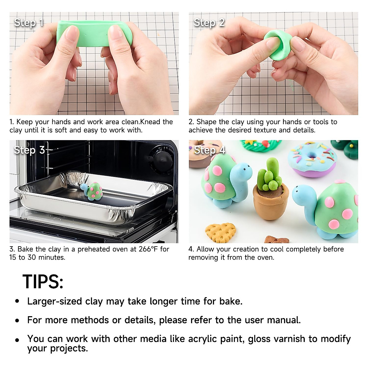 Polymer Clay, Shuttle Art 82 Colors Oven Bake Modeling Clay, Creative Clay Kit with 19 Clay Tools and 16 Kinds of Accessories, Non-Toxic, Non-Sticky, Ideal DIY Art Craft Clay Gift for Kids Adults