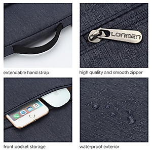 LONMEN 12.5-13 inch Laptop Sleeve Case Water-resistant Handle Bag for MacBook Pro Touch Bar/iPad Pro/Dell Latitude 7290/ASUS ZenBook 13 UX331UN/13.9" HUAWEI MateBook X Pro