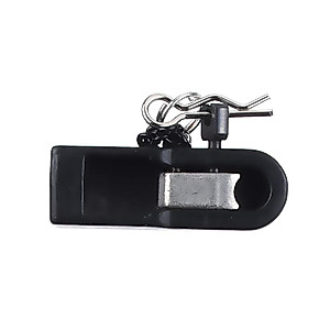 DKKY Metal Hitch Trailer Hook Ball Buckle Simulation Link Component Suitable for Scx10 90046 Trx4 110 RC Car, Trailer Tow Hitch Tow Hook Drop (Hook-Coupler)