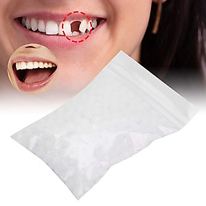 Tooth Repair Bead, Broken Teeth Repair, Multi Functional Temporary Tooth Repair Kit Moldable Thermal Fitting Beads Dental Tooth Filling Material for Snap On Instant and Confident