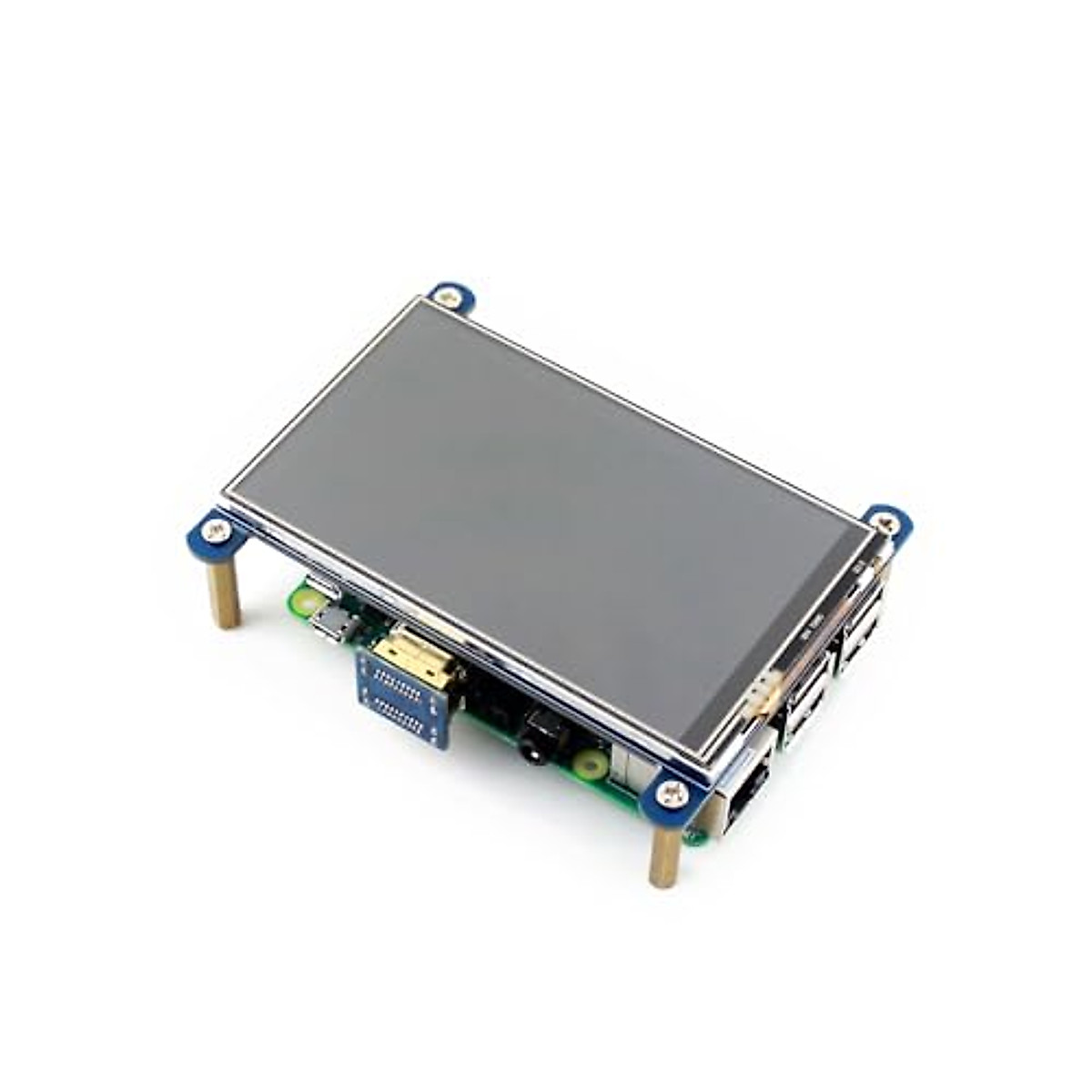waveshare 4inch Resistive Touch Screen LCD Compatible with Raspberry Pi 4B/3B+/3A+/2B/B+/A+/Zero/Zero W/WH/Zero 2W CM3+/4 480×800 Resolution HDMI IPS Low Power Consumption Supports Windows