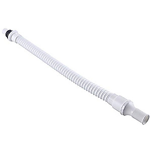 Flexible Drain Pipe, Angle Simple Flexible 1-1/4" Extension Hose Tail Pipe, Bathroom Sink Expanded Tube, Lavatory Sink Tailpiece, Vessel Sink Extension Drain Pipe, Length of 16-15/16" to 33-1/4"