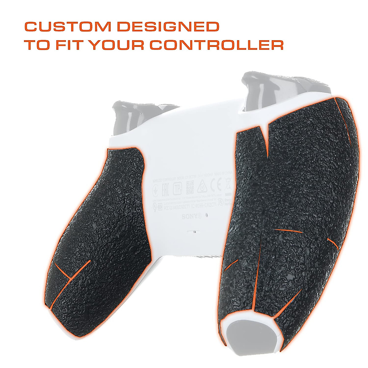 TALON Gaming Grips: GamLokR Collection – Rubber Controller Grip fCompatible with Playstation 5 Controllers (Controller Not Included) – Non-Slip PS5 Gamer Grip for Sweaty Hands – Adhesive Grip Skin