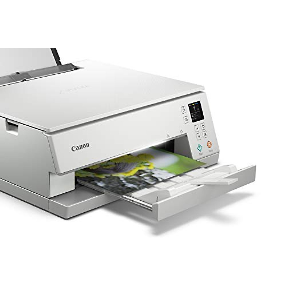 Canon TS6320 All-in-One Wireless Color Printer with Copier, Scanner and Mobile Printing, White, Works with Alexa