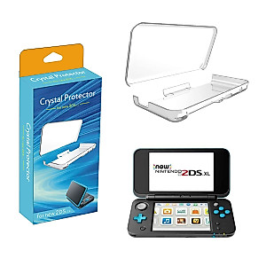 VSEER New 2DS XL Case - Crystal Transparent Hard Shell Protective Case Cover Skin Ultra Clear Anti-Scratch Accessory Compatible with New 2017 2DS XL LL