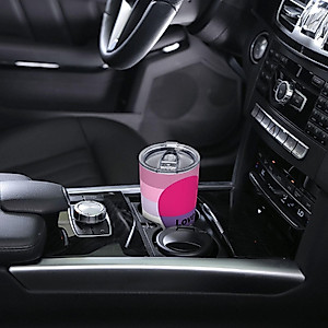 Uniwneds Lgbtq Bisexual Pride Mugs Stainless Steel Tumbler With Lid And Straw 20 Oz Insulated Travel Coffee Mugs Cap Bottle Gifts For Women Men