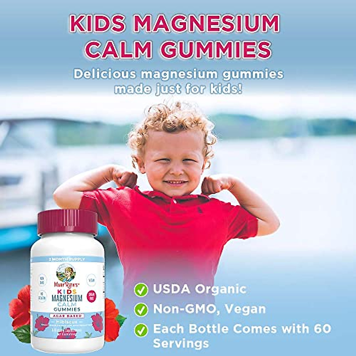 Kids Magnesium Citrate Gummies & Kids Probiotic Gummies Bundle by MaryRuth's | Magnesium Supplement | Stress Relief, Bone, Nerve Health | Digestive Support, Immune Support & Gut Health Supplement.