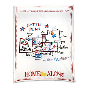 NECA Home Alone Fleece Throw Battle Plan Fleece Blanket