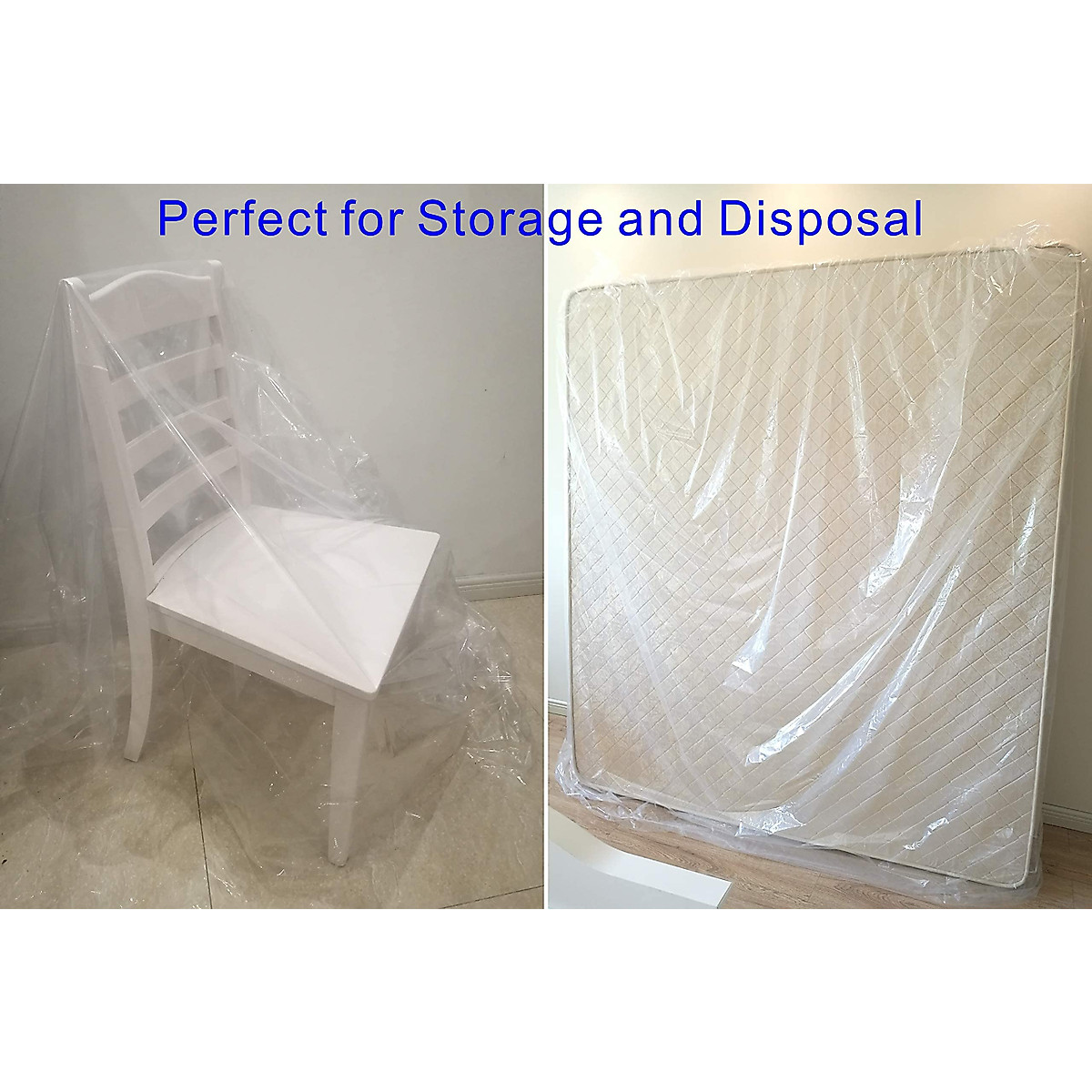 ComfortHome Mattress Bag for Moving and Storage, Queen and King Size, 2 Pack