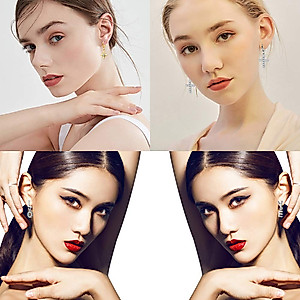 Aganippe 30 Pairs Assorted Stainless Steel Stud Earrings Set for Women Men Hypoallergenic Animal Faux Pearl Sun Moon Crystal Geometric Heart Ear Stud Jewelry