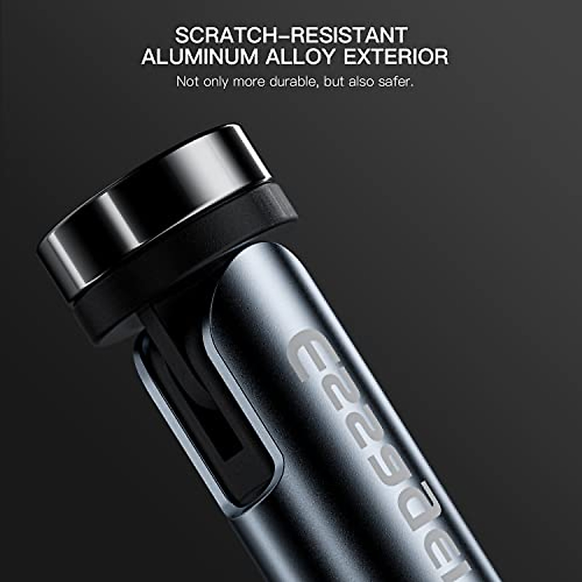 ESSAGER Magnetic Charging Cable 4 Pack(3.3+3.3+6.6+6.6) ft, 360°& 180°Rotation Magnetic Charger Cable with LED Compatible with USB C Type-c Micro 3 in 1 Charger Cable(Black)