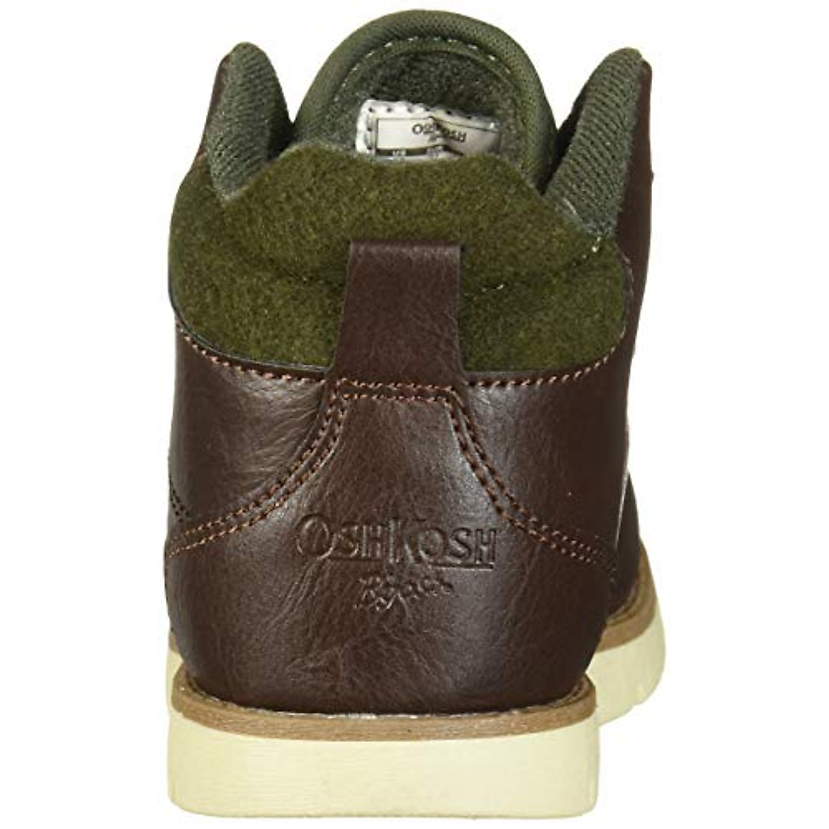 OshKosh B'Gosh Boys' Alder Ankle Boot, brown, 4 M US Toddler