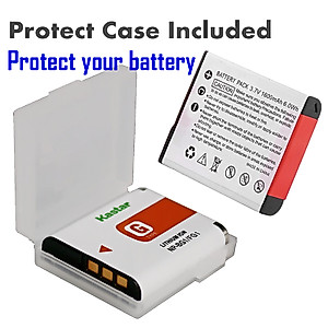 Kastar Lithium Ion Camera Battery for Sony G Type NPBG1 NP-BG1 Sony Cyber-Shot DSC-H3 DSC-H7 DSC-H9 DSC-H10 DSC-H20 DSC-H50 DSC-H55 DSC-H70 DSC-H90 DSC-W80 DSC-W85 DSC-W90 DSC-WX1 DSC-WX10 HDR-GW55
