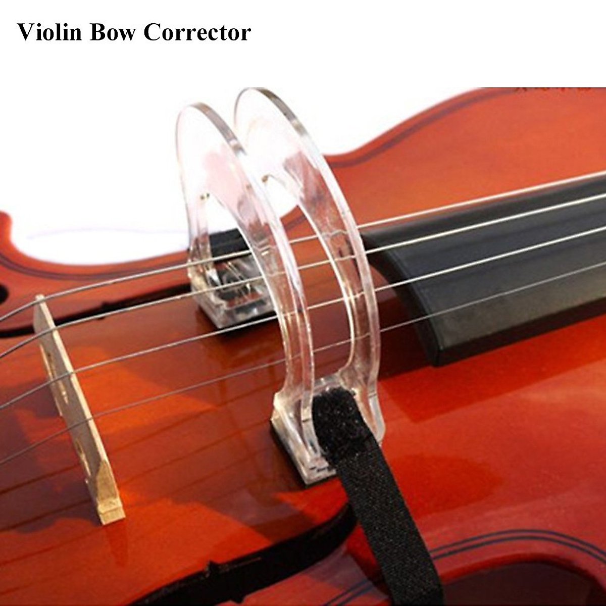 Violin Bow Collimator 1/8 4/4 / 1/2 4/4 Violin Bow Corrector Guiding Tool for Beginner Training Practice(1/2 4/4)