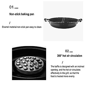 Estufa Asador Mexicano Stovetop Grill Indoor Grill Estufa Pratti Asador Asahi Estufa Asasting Mexican Stove With Grill Spinning Disc Esmalte Acero Inoxidable