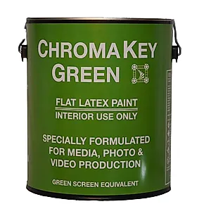 ChromaKey Green Paint 1 Gallon Green Screen Equivalent