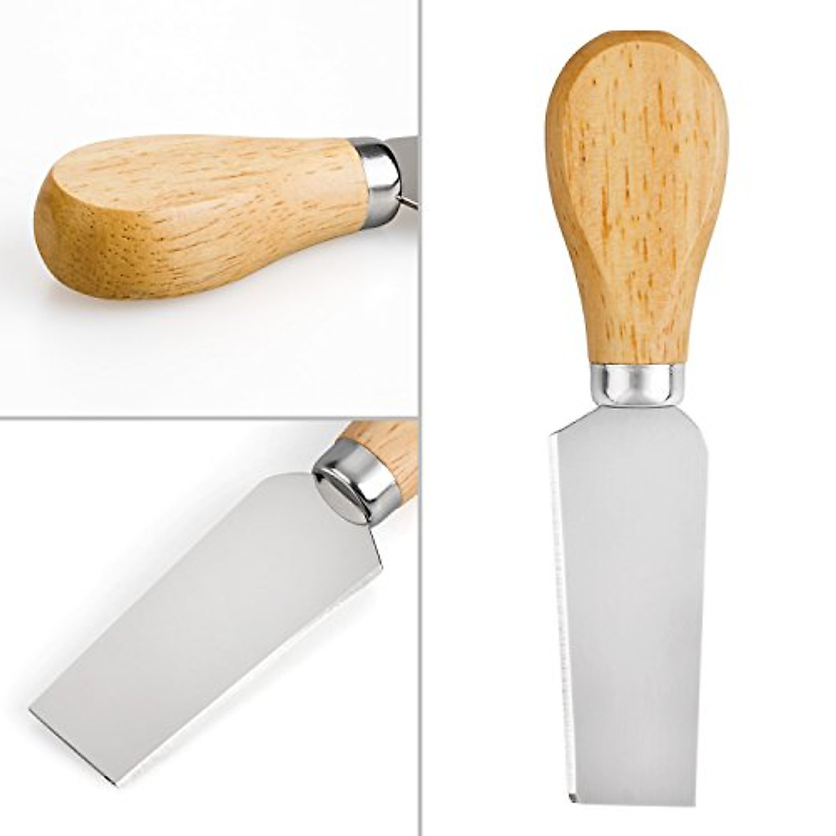 YXChome 4 Cheese Knives Set-Mini Knife, Butter Knife & Fork
