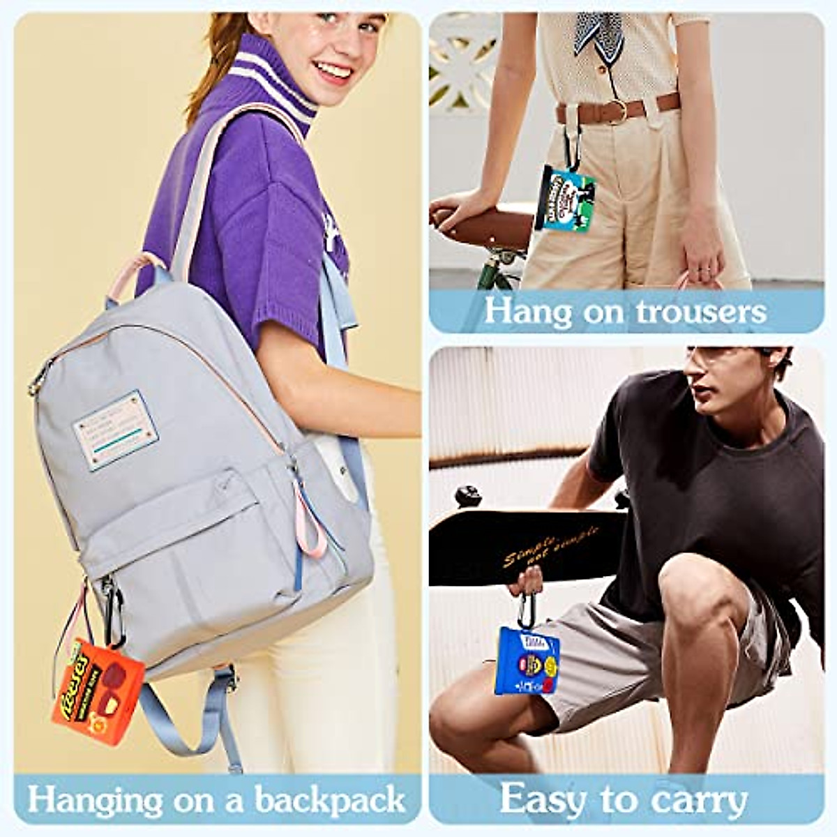 3Pack Food Case for AirPods Pro Case, Alquar Cute Kawaii Cheese Reese's Chocolate Fudge Cartoon Silicone Cases Shell, Unique 3D Funny Fun Design Protectiver Skin AirPods Pro Case Cover for Girls Women