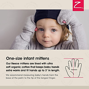 Zutano Unisex Baby Cozie Lined Mitten, Cream, One Size