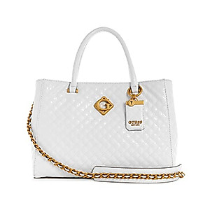 GUESS Nerina Girlfriend Satchel, White