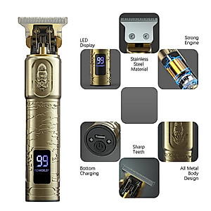 Bestauty Men's Foil Shavers - Electric Hair Clipper Hair Trimmer Beard Razor Shaver Kit with 4 Guide Combs, USB Rechargeable Haircut and Beard Shaving Kit for Salon, Barbers and Home Use