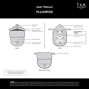 7AM Enfant Universal Stroller Footmuff - Water Repellent Winter Bunting Bag for Strollers & Car Seats, Soft Micro-Fleece & Plush Lined Stroller Footmuff for Baby Boy & Girl | TundraPOD