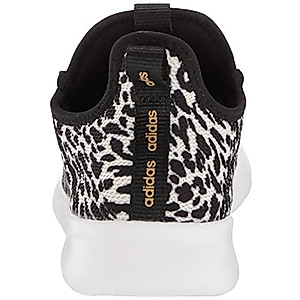 adidas Women's Casual Running Shoe, Wonder White/Black/Golden Beige, 8