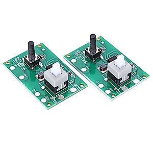 2Pcs SS1208 Solar Lamp String Controller Module Control Circuit Board with Switch 1.2V 100mA 8 Kinds Light Mode Solar Lawn Lamp Control Board