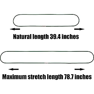 6 Pieces Trash Can Bands for 94-96 Gallon Garbage Cans, Cans Perimeter from 102 Inches to 150 Inches, Garbage Can from 60 Gallon to 98 Gallon, 6 Colors