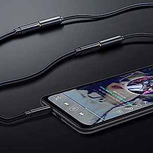 ANDTOBO Aux Connector,3.5mm TRRS Female to Female Stereo Coupler Plug Adapter- 3.3 Ft/40 inch