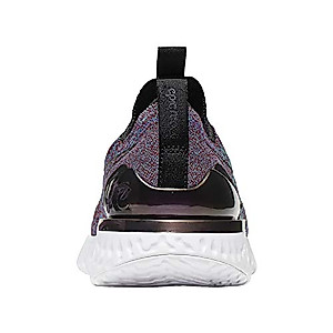 Nike Women's Epic Phantom React Flyknit Black/Black/Univ Red/Hyper Jade Mesh Running Shoes 11 M US