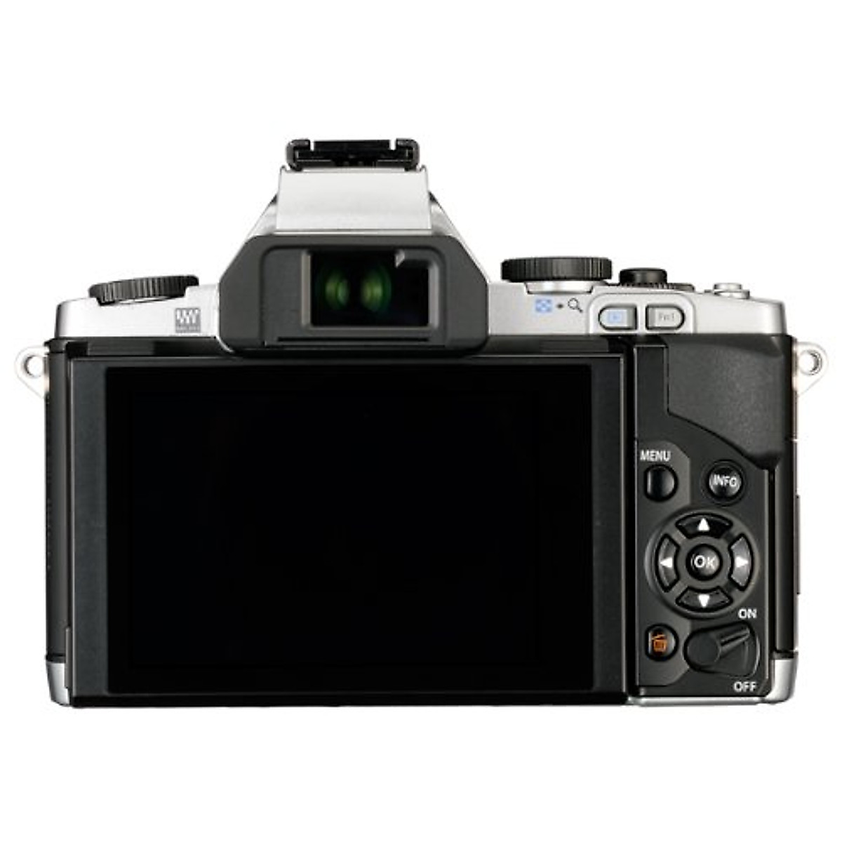 Olympus OM-D E-M5 16MP Live MOS Mirrorless Digital Camera with 3.0-Inch Tilting OLED Touchscreen [Body Only] Silver (Discontinued by Manufacturer)