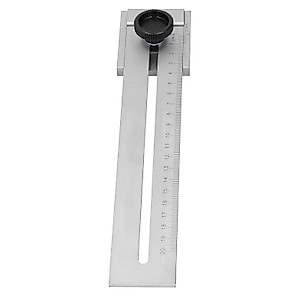 Woodworking Ruler, Clear Scale Wood Working Scribing Rulers Measuring Tools, Professional Parallel Ruler Measuring Tool, Carbon Steel Measuring Tool(200mm)