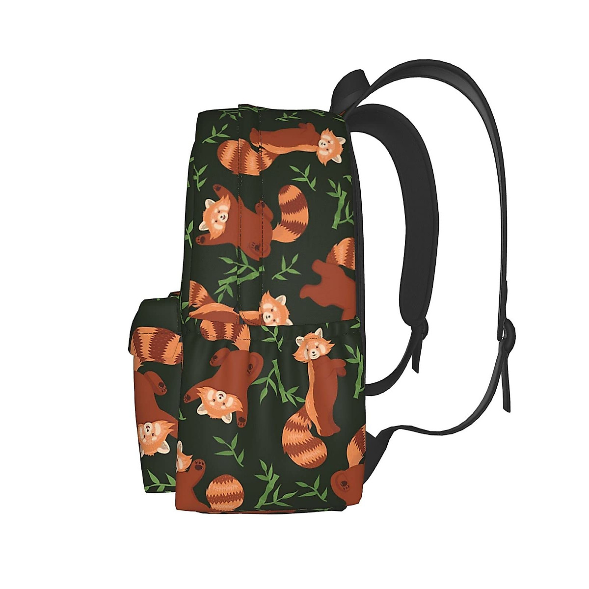 KiuLoam 17 Inch Backpack Cute Red Panda Cartoon Design Laptop Backpack Shoulder Bag School Bookbag Casual Daypack