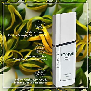 Lomani Lomani Lomani white intense by lomani for men - 3.3 Ounce edt spray, 3.3 Ounce