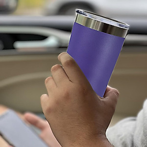 LaserGram 16oz Vacuum Insulated Pint Tumbler, ST Surgical Technologist, Personalized Engraving Included (Dark Purple)