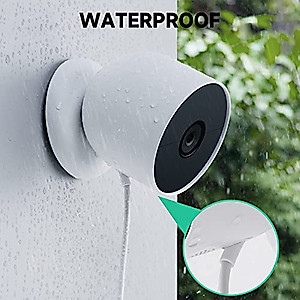 Ayotu 16ft/5m Camera Power Cord for Google Nest Cam (Battery), 5V 2A DC Outdoor Power Adapter Fast Charging with Weatherproof Charger Cable (NOT Include Camera), 1 Pack White