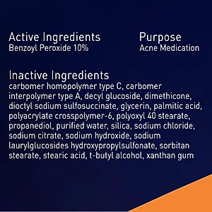 PanOxyl Acne Foaming Wash Benzoyl Peroxide 10% Maximum Strength Antimicrobial, 5.5 Oz