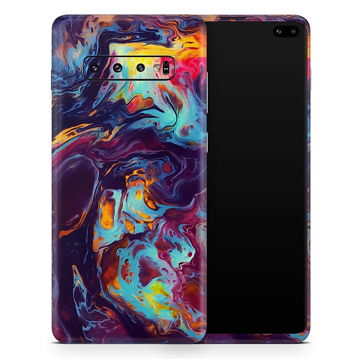 DesignSkinz Blurred Abstract Flow V31 Protective Vinyl Decal Wrap Skin Cover Compatible with The Samsung Galaxy S20 (Screen Trim & Back Glass Skin)