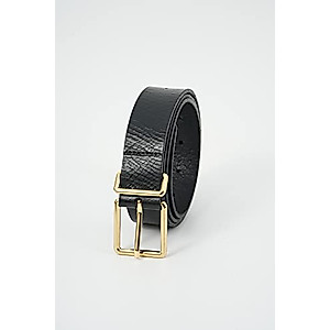 TASYEGOO Vintage Ladies Belt with handmade pleated (S)