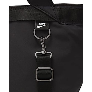 Nike Sportswear Futura Luxe Women's Tote Purse Bag (10L) (Black/Light Smoke Grey)