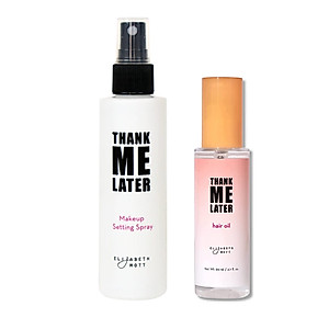 Elizabeth Mott - Thank Me Later Makeup Setting Spray 3.21oz and Thank Me Later Hair Oil 80ml (2-Pack Bundle)
