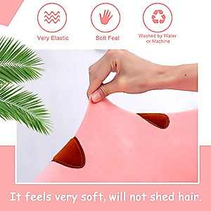 Cute Long Cat Plush Pillow - Soft Cat Stuffed Animal Body Pillow for Kids and Girlfriend, Kitten Plushie Toy for Sleeping and Decor, Idea (Pink,20in/50cm)