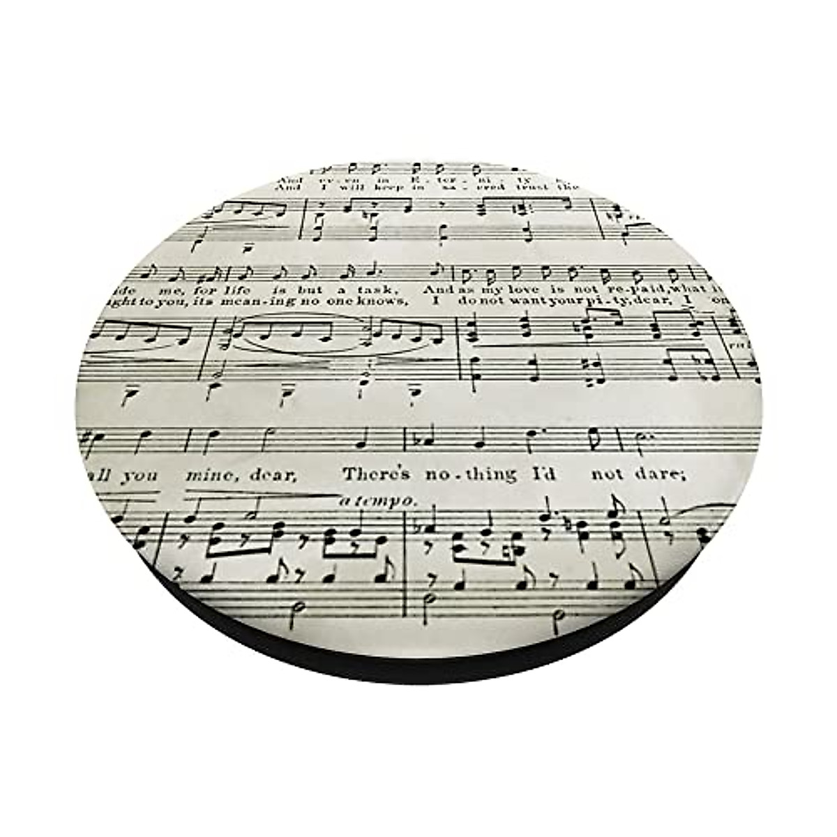 Vintage Music Notes PopSockets Swappable PopGrip