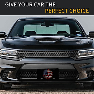 USA Flag Volleyball Aluminum Stainless Decorative Car Front Personalized License Plate 6 X 12 in