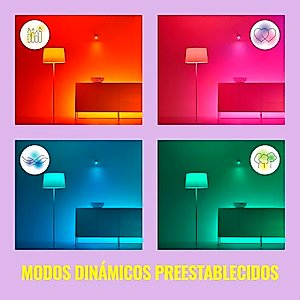 WiZ Connected 60W A19 LED Smart Light Bulbs - Connects to Your Wi-Fi - E26 Smart Bulb - Control with Voice or App + Activate with Motion - Matter Compatible - 4 Pack