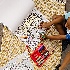 Melissa & Doug Jumbo 50-Page Kids' Coloring Pads Set - Animals, Vehicles, and More