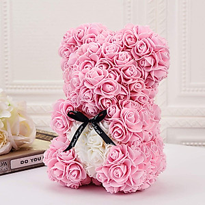 Kubert 240Pcs 3cm Foam Mini Roses Artificial Flowers for Wedding Decoration Party DIY Handmade Teddy Bear Crafts Home Garden Supplies Birthday Valentine's Day Decoration Decorative Crafts, 3 Colors