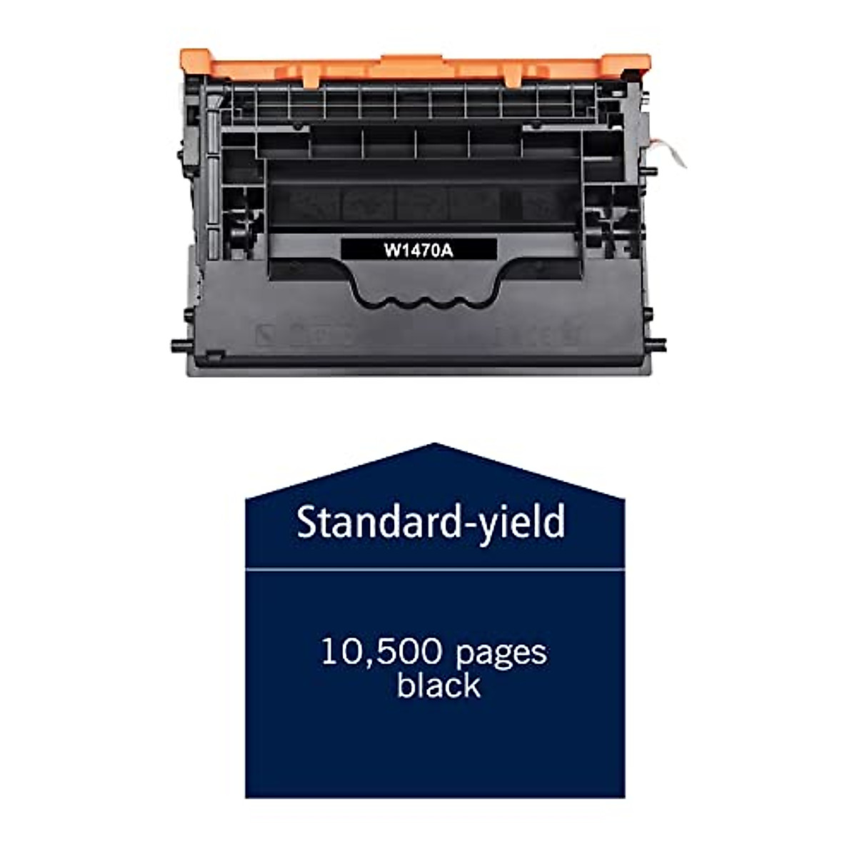 147A Black Toner Cartridge 1-Pack (with Chip) Compatible Replacement for HP 147A 147X W1470A W1470X for HP Laserjet Enterprise M610n M611dn M611x M612dn M612x MFP M634h M635fht M635h Printer Ink